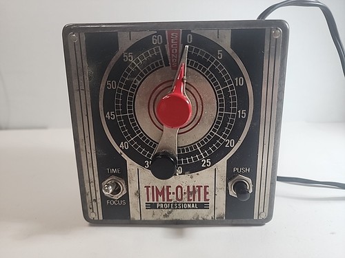 Vintage Time-O-Lite Model M-49 Professional Darkroom Timer WORKS!! With MANUAL | eBay