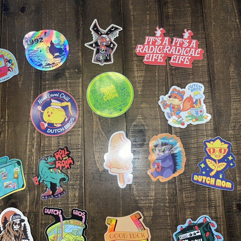 dutch bros sticker lot bundle (30 Total) | eBay