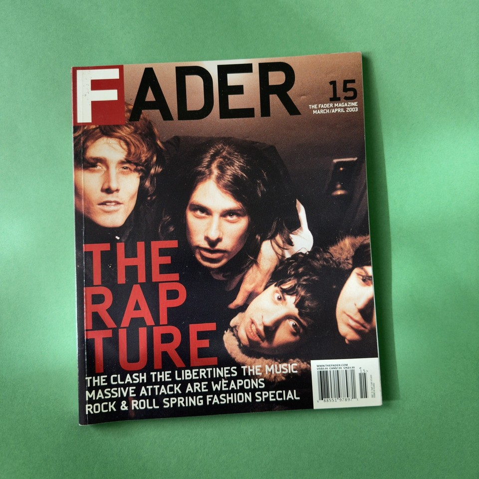 The Fader Magazine Issue 15 Joe Strummer Clash Libertines Rapture 2003 ...