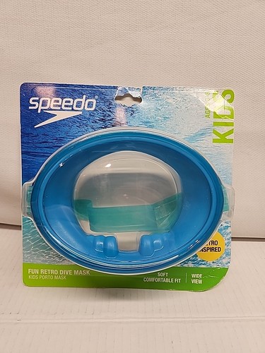 Speedo Kids Fun Retro Dive Blue Mask– New and sealed – ages 3 – 6 | eBay