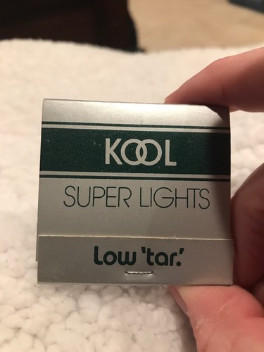 Vintage Kool Super Lights Low ‘tar’ Matchbook Matches (JL) | eBay