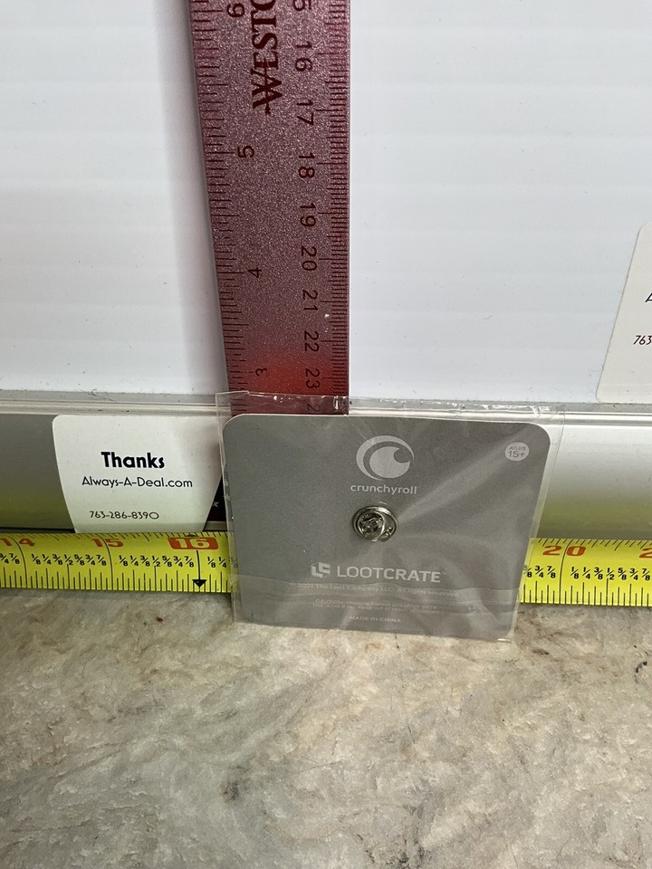 Crunchyroll Himoji Pin Loot Crate Anime Collectors Pin CRUNCHY ROLL RED ...