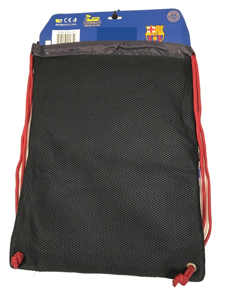 fc Barcelona Messi Backpack Soccer Book Bag Gym drawstring Authentic ...