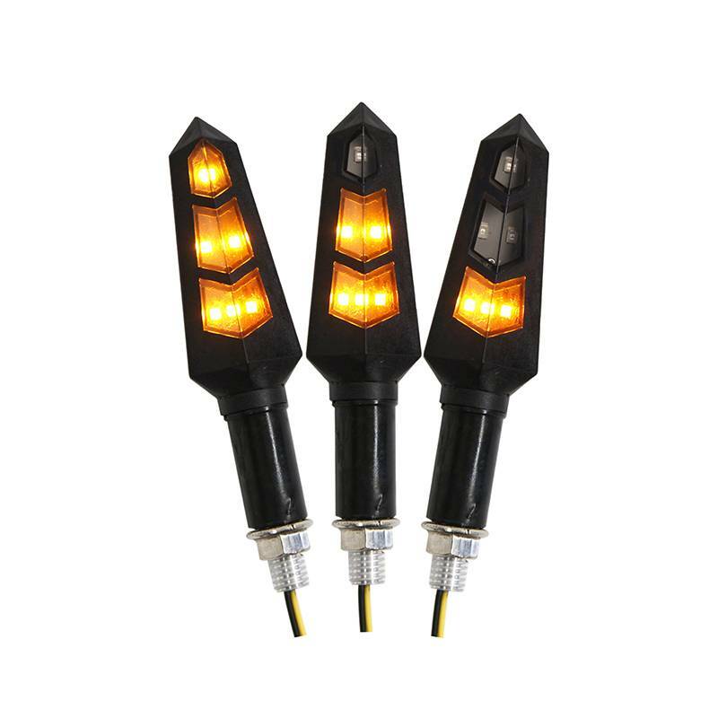 4X Bike Motorcycle LED Turn Signal Indicator Light Blinker Lamp Amber ...