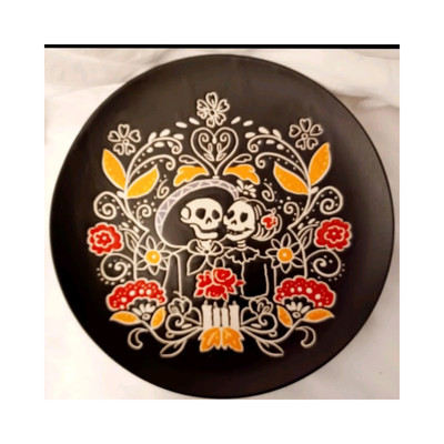 Halloween Day Of the Dead Spectrum Designz Decorative Plate | eBay