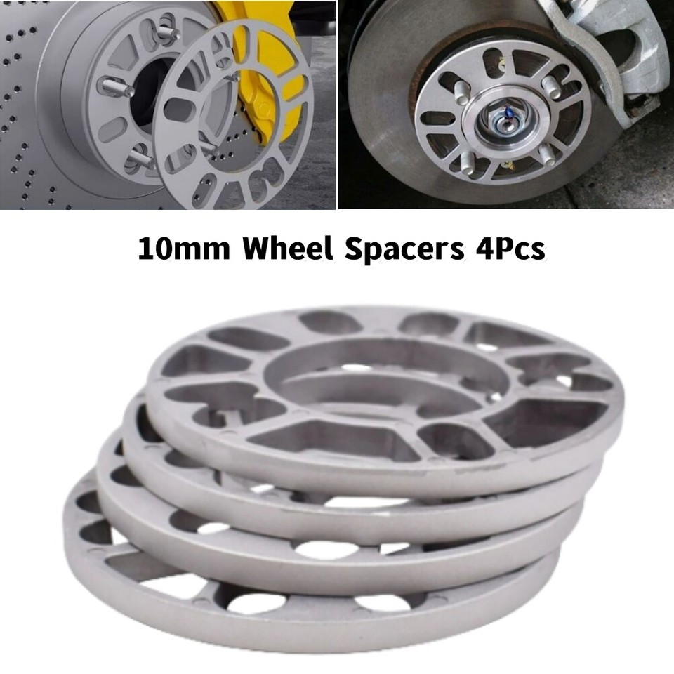 4Pcs Universal Wheel Spacers 10mm Thick 4X100 4X114.3 5x105 5x115 5x114 ...