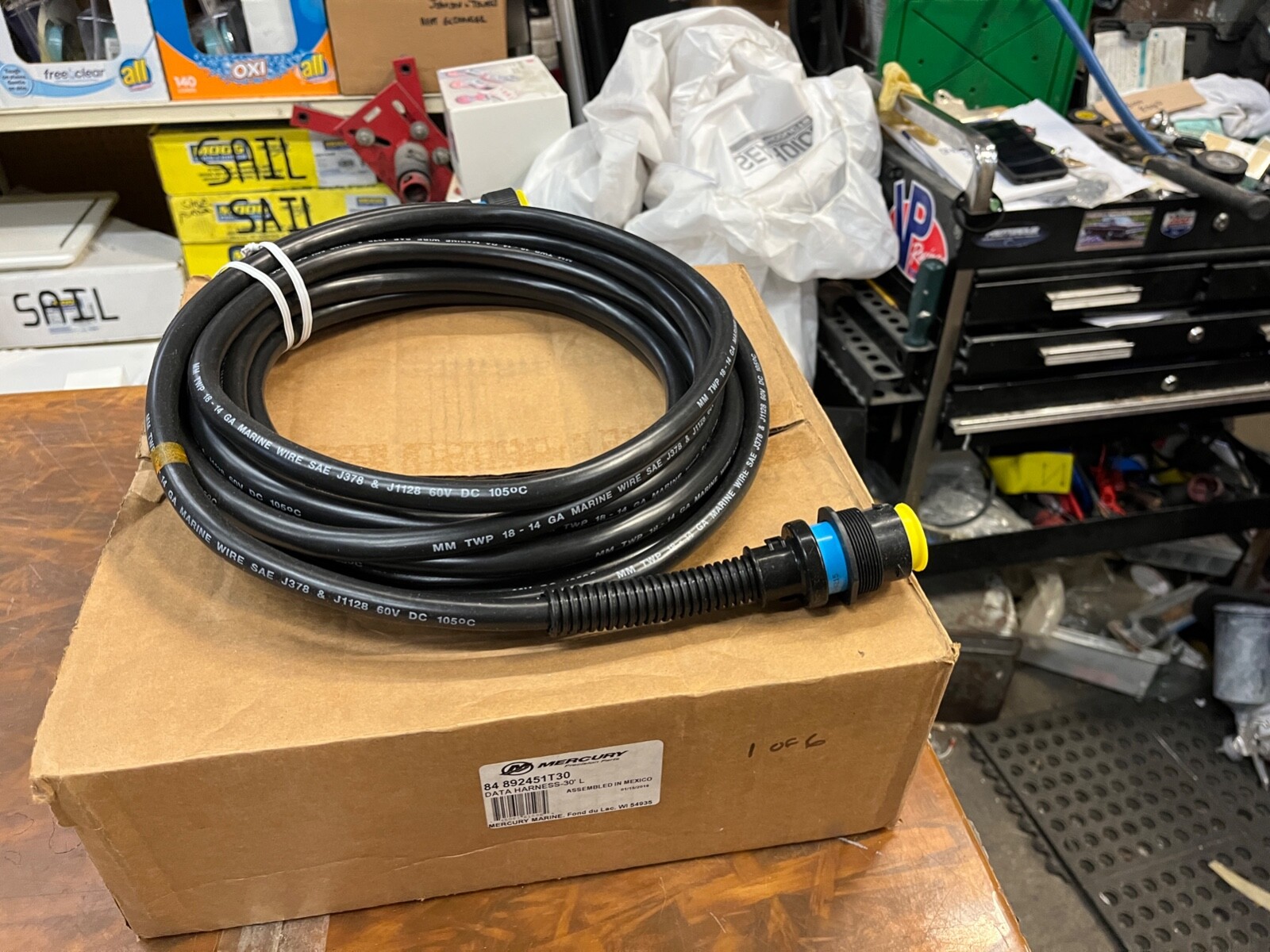 OEM Mercury 14 Pin 30 Ft. Data Harness 892451t30 for sale online | eBay