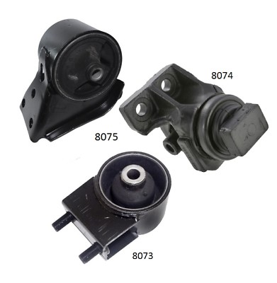 3 PCS Front & Rear Motor Mount FOR 1993-1997 Mazda 626 2.5L - Auto ...