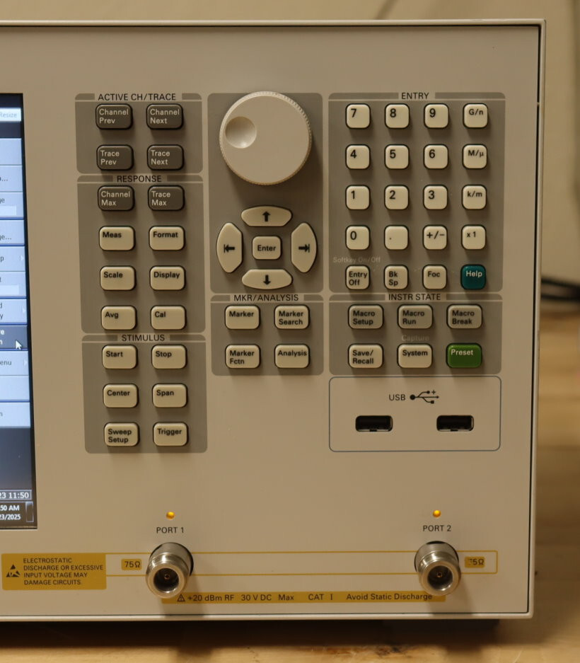 Agilent Keysight E5061B-237 Network Analyzer 100kHz-3GHz 75-OHM w/Options GOOD | eBay
