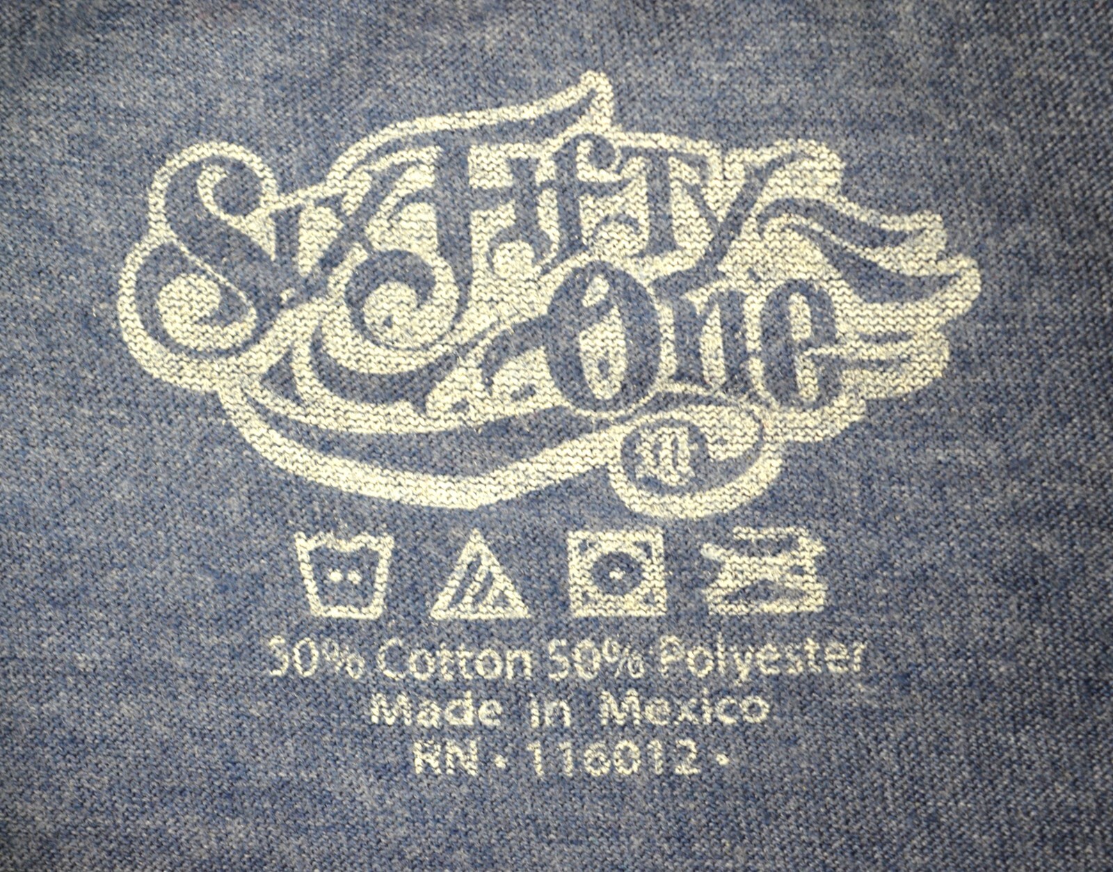 Six Fifty One NIRVANA Happy Face Logo Graphic Tee Blu… - Gem