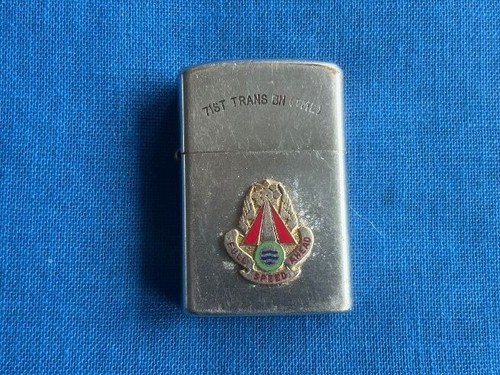 Orig 71st Transportation Bn Camp Camelot Long Binh Vietnam Lighter | eBay