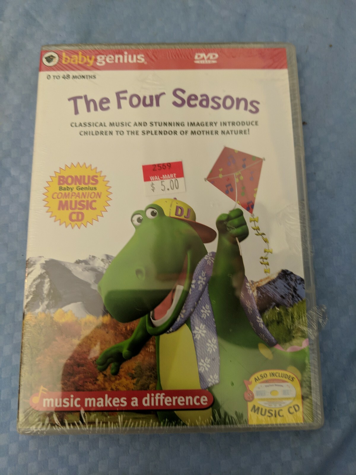 Baby Genius - Four Seasons (DVD/CD, 2004, 2-Disc Set) -BRAND NEW SEALED ...