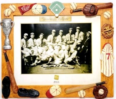 NEW Russ Baseball Themed 3D Picture Frame Fits 8x10 Photo Heavy ...