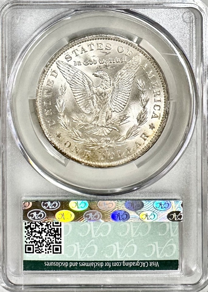 1885 O MORGAN SILVER DOLLAR CACG MS62 GREAT EYE APPEAL | eBay