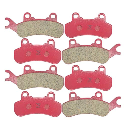Ceramic Motorcycle Brake Pads Set - Front & Rear - High-Performance ...