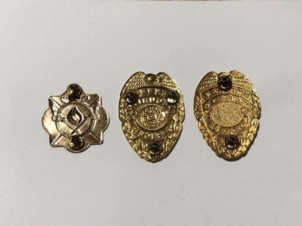 Rare Item Korean Military Navy Marine Corps Firefighter Medals Rank Pin ...