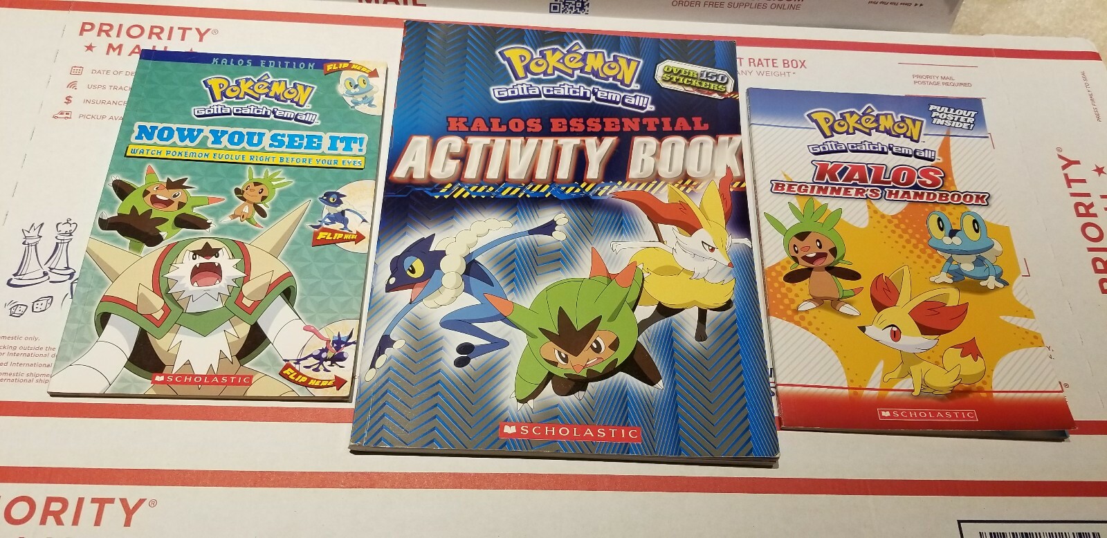 Pokemon Lot of 3: Kalos Essent. Activity Book, Beginner's Handbook&Now ...