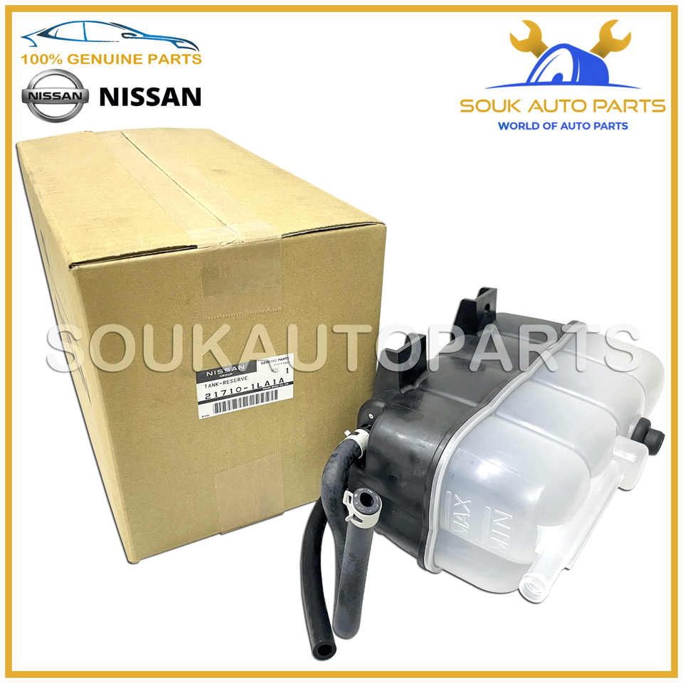 21710-1LA1A Genuine Nissan RADIATOR RESERVOIR TANK VK56-DE VK56-VD QX56 ...