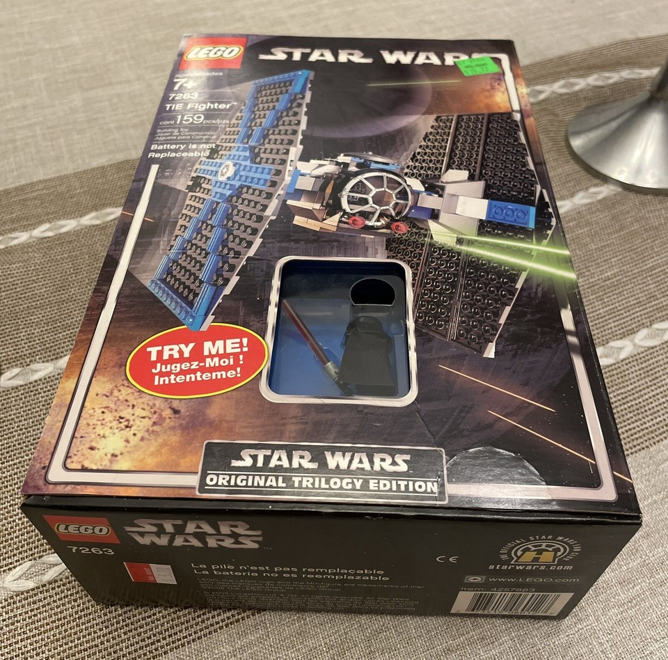 Star Wars Lego 7263 Tie Fighter w/ Darth Vader MIB Original Trilogy ...