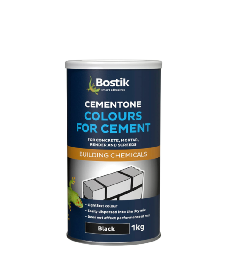 Bostik Cementone Colours BLACK colour Powder Mortar Dye Rendering ...