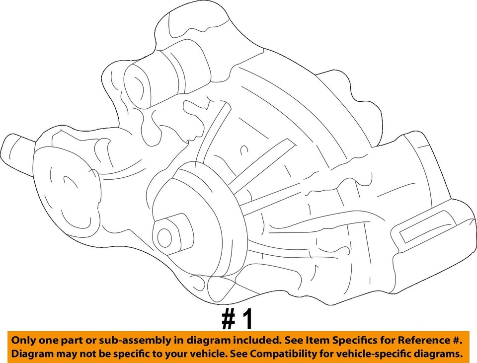 GM OEM 03-06 Express 1500 Cooling Water Pump-Water Pump 12703898 | eBay