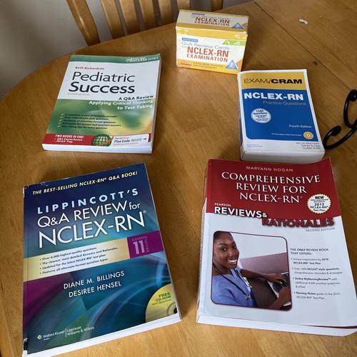 Comprehensive Review Study books-4 /Index Cards—PREPERATION for NCLEX ...