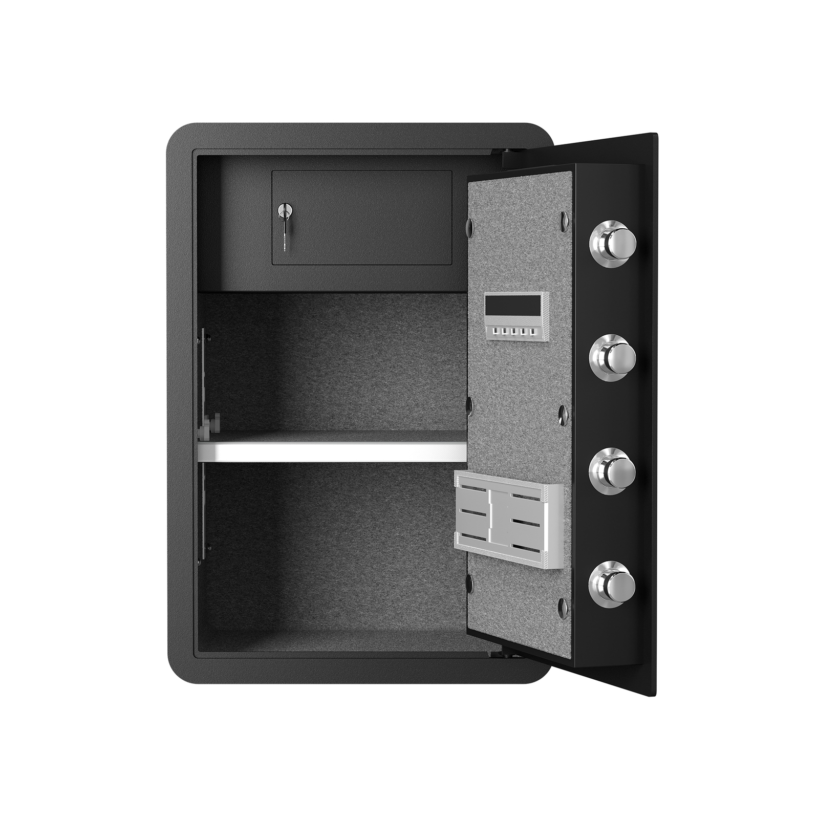 Gun Money Safe Box 2.5 Cu.ft Large Cabinet for Home Security Password ...