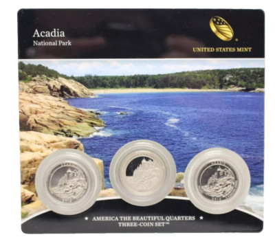 2012 America The Beautiful Quarters Three Coin Set - Acadia | eBay