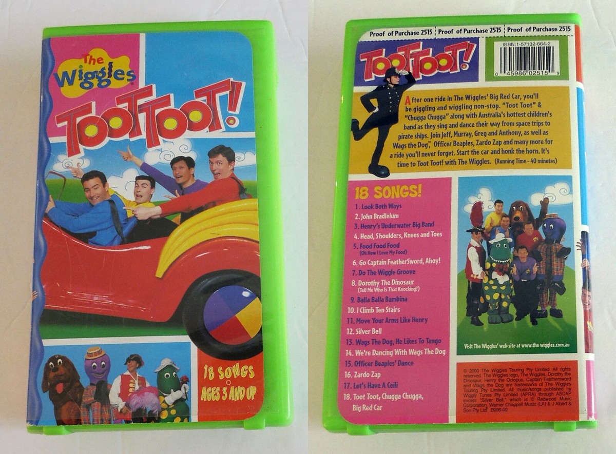 Wiggles Toot Toot Vhs