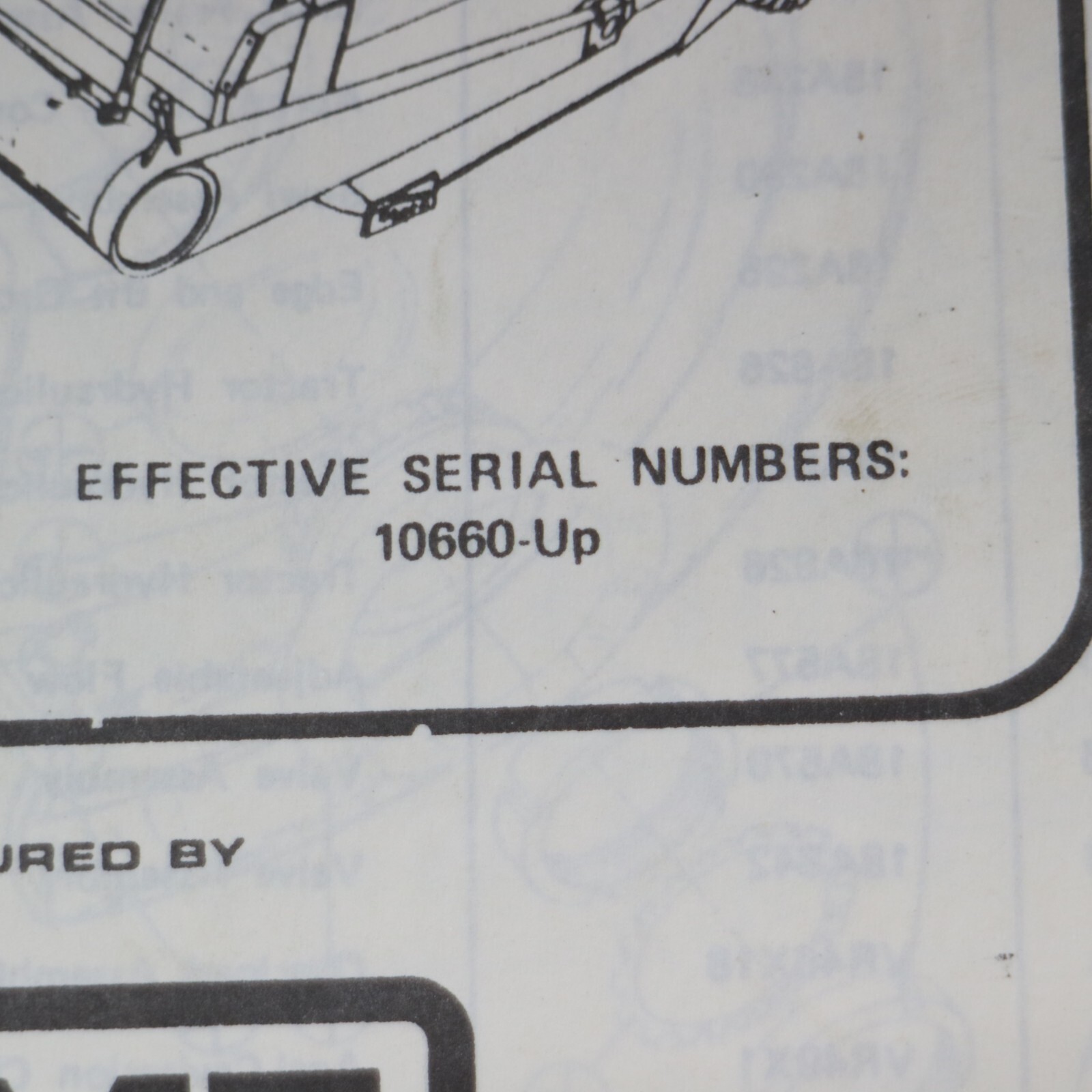 ROME R89H Pull Scraper Spare Parts Manual book catalog list 1976 cat ...