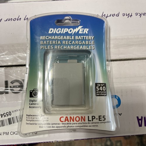 Digipower Rechargeable Battery for Canon LP-E5 7.4V 950mAh NEW ...