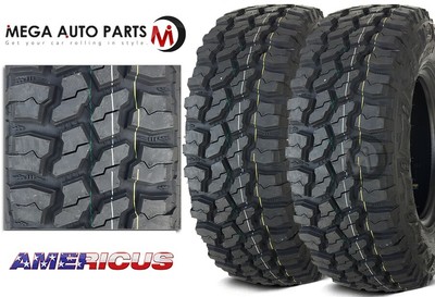 2 Americus Rugged MT LT 245/75R16 120/116Q E/10 All-Season Mud Terrain ...