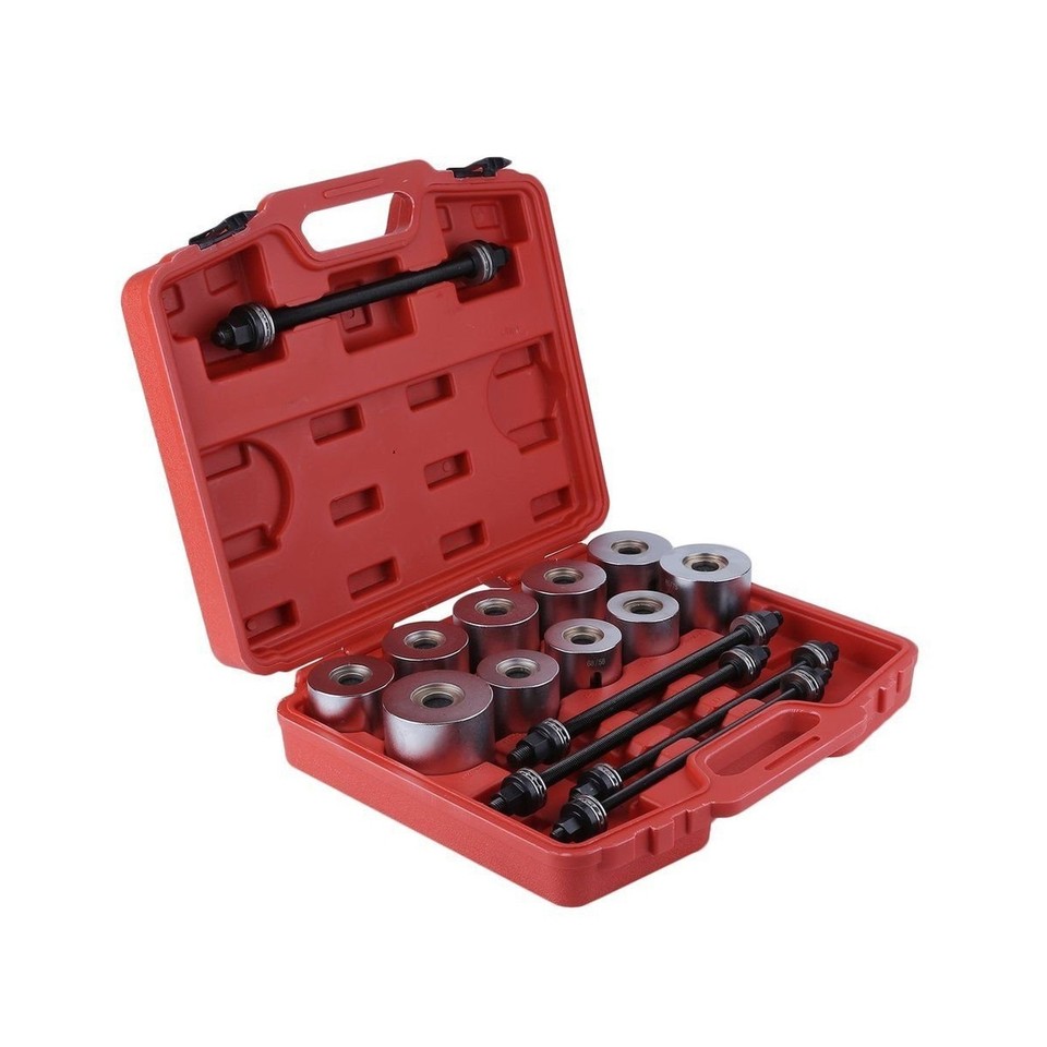 WINTOOLS 27 Pcs Universal Press & Pull Sleeve Kit Bush Bearing Removal ...