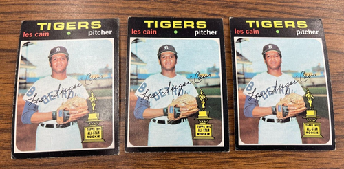 1971 TOPPS Card # 101 LES CAIN DETROIT TIGERS | eBay