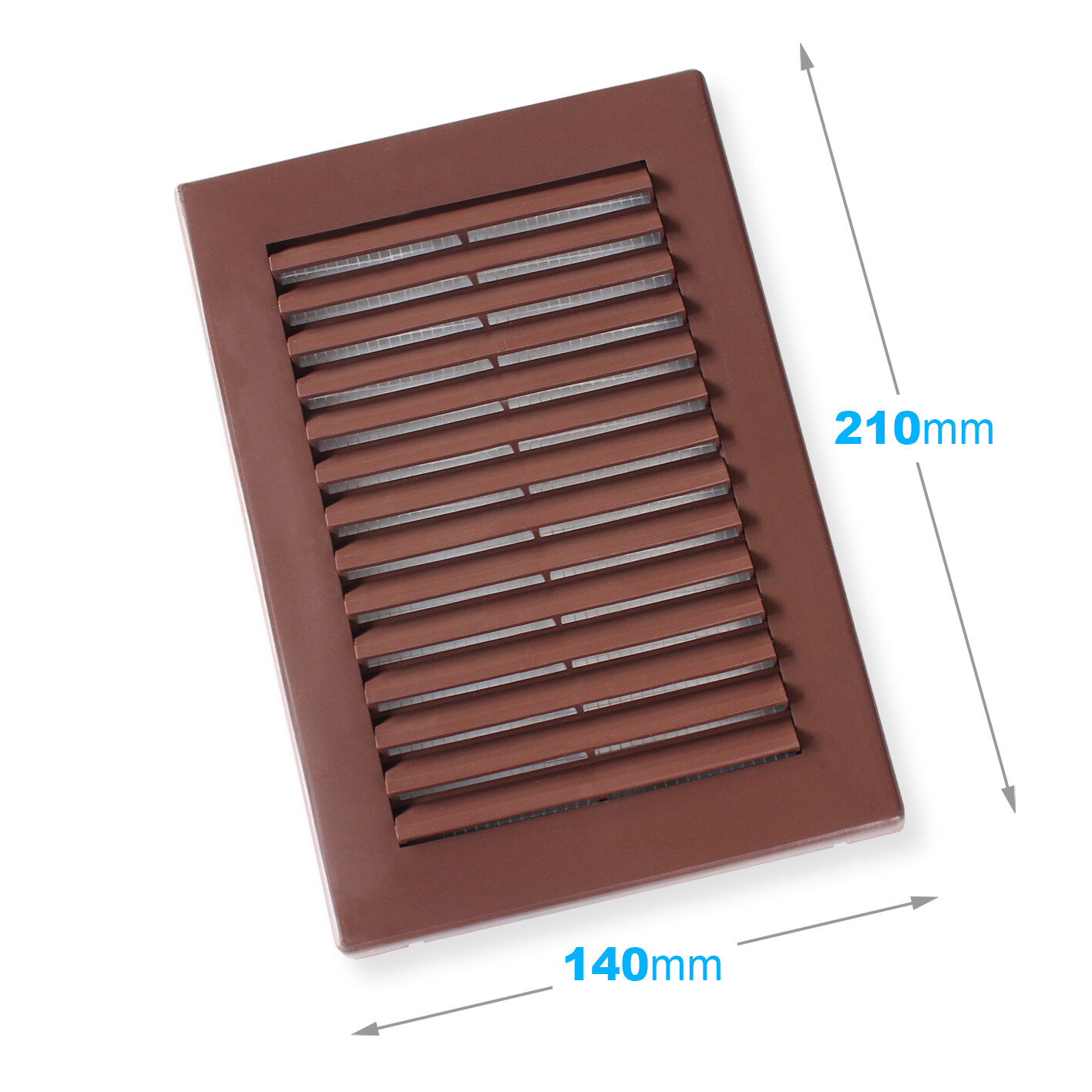 140 x 210mm Plastic Air VENTILATION GRILL INSECT NET Ducting Wall Vent ...