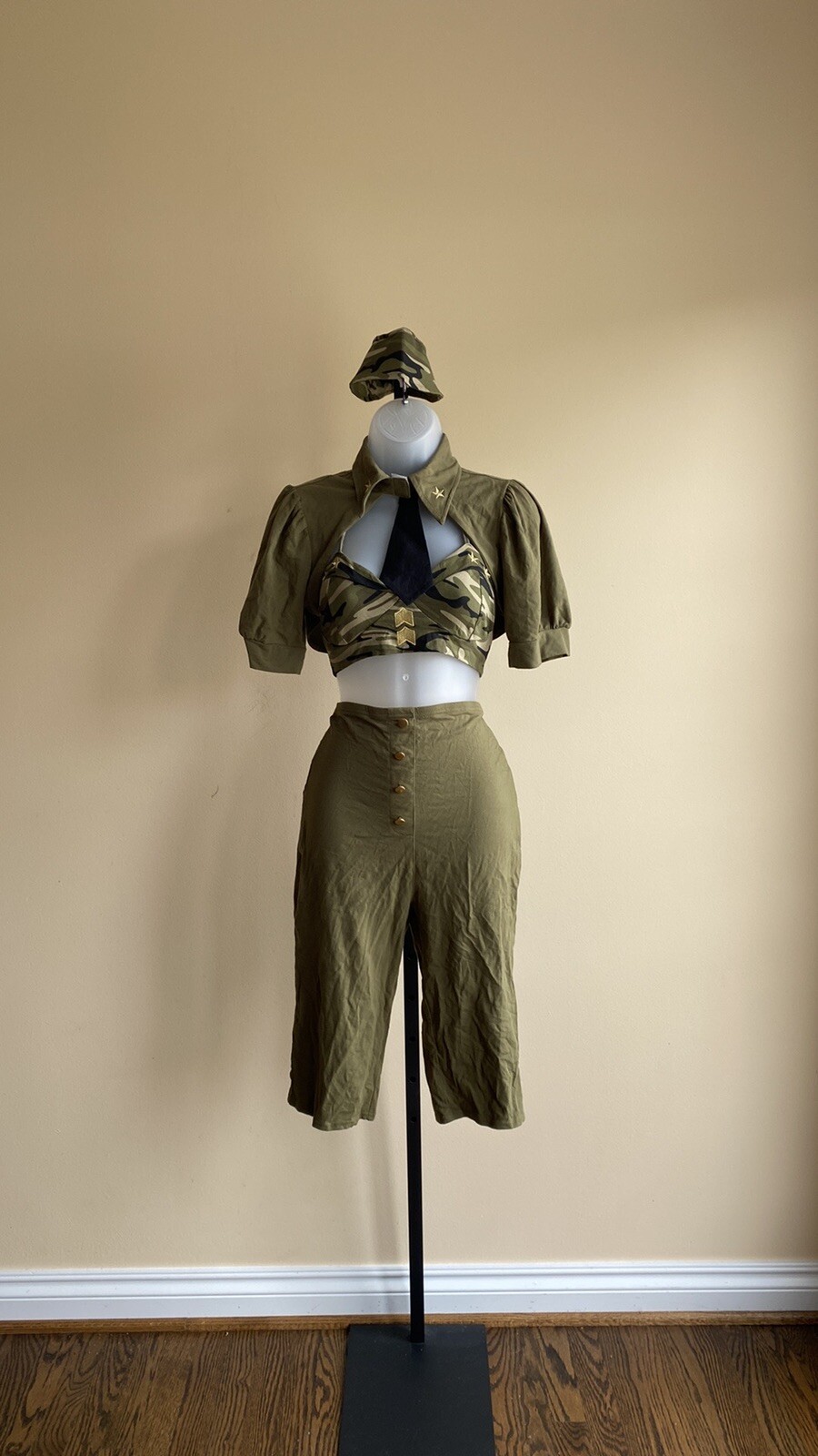 Sexy Army Cadet Halloween Costume Cosplay Military - Gem