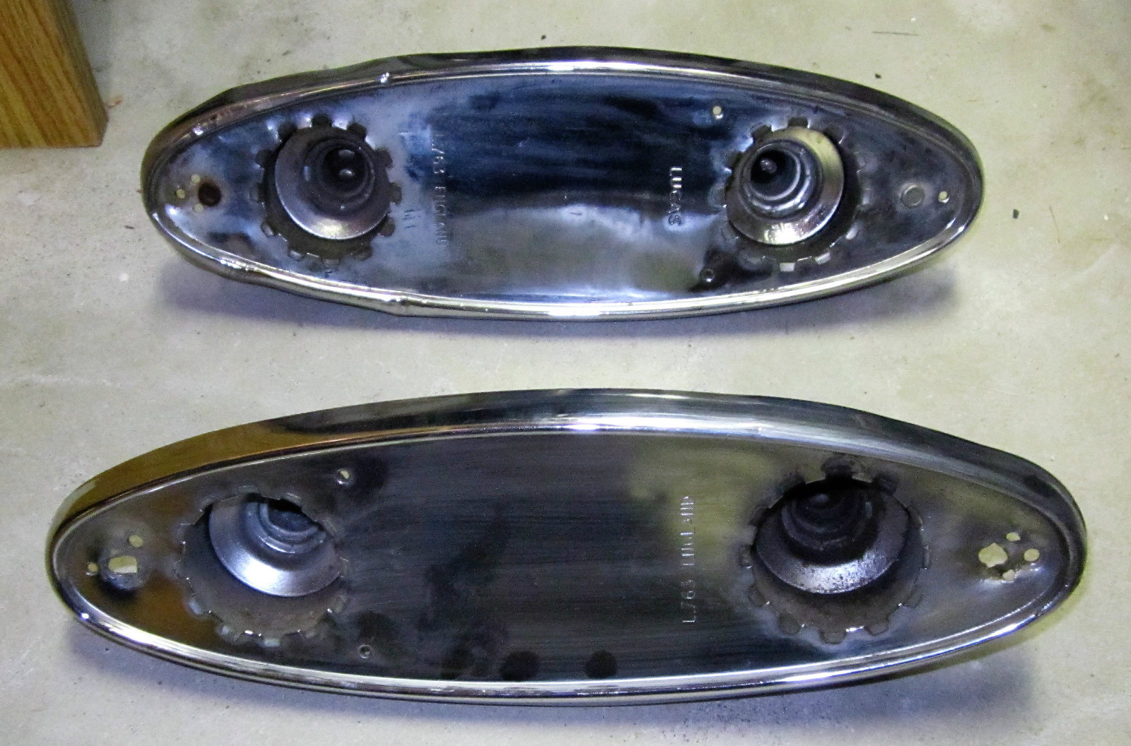 Sunbeam Alpine Tiger Tail Light Housing Lucas L763 Rear Lights ...