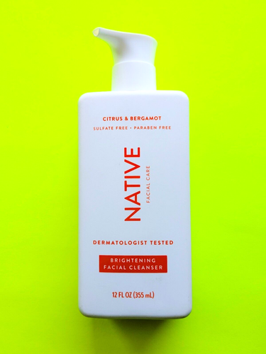 NATIVE Brightening Facial Cleanser (Citrus & Bergamot) - Limited ...