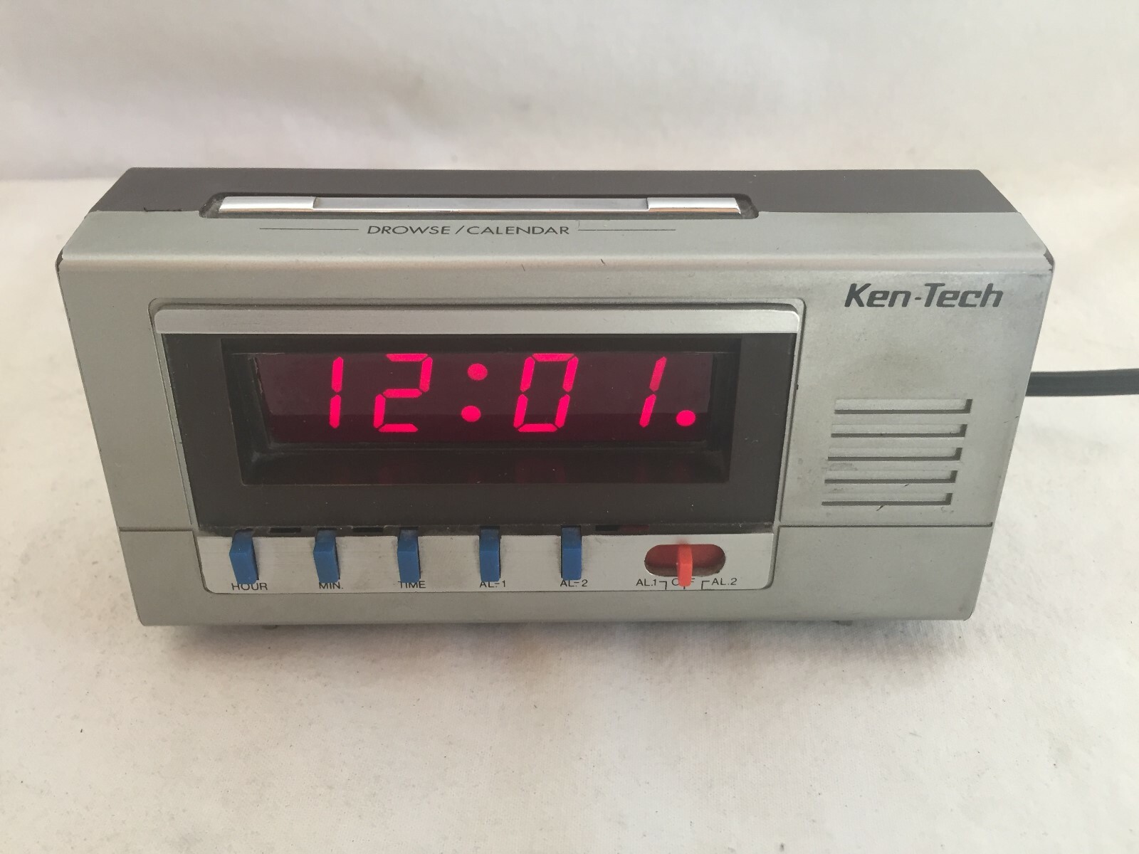 Vintage - Ken-Tech Clock - Alarm - Model T-4000 | eBay