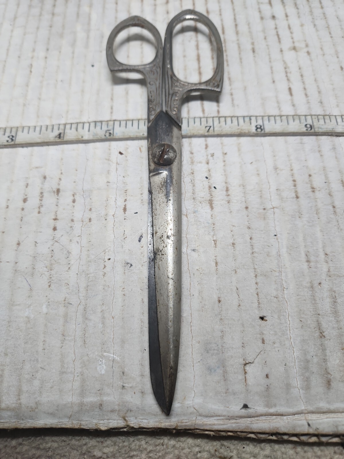 Scissors Shears Forged Steel Eversharp Ornate Vintage | eBay