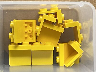 LEGO Parts - Yellow Bracket 1 x 2 2 x 2 - No 44728 - QTY 10 | eBay