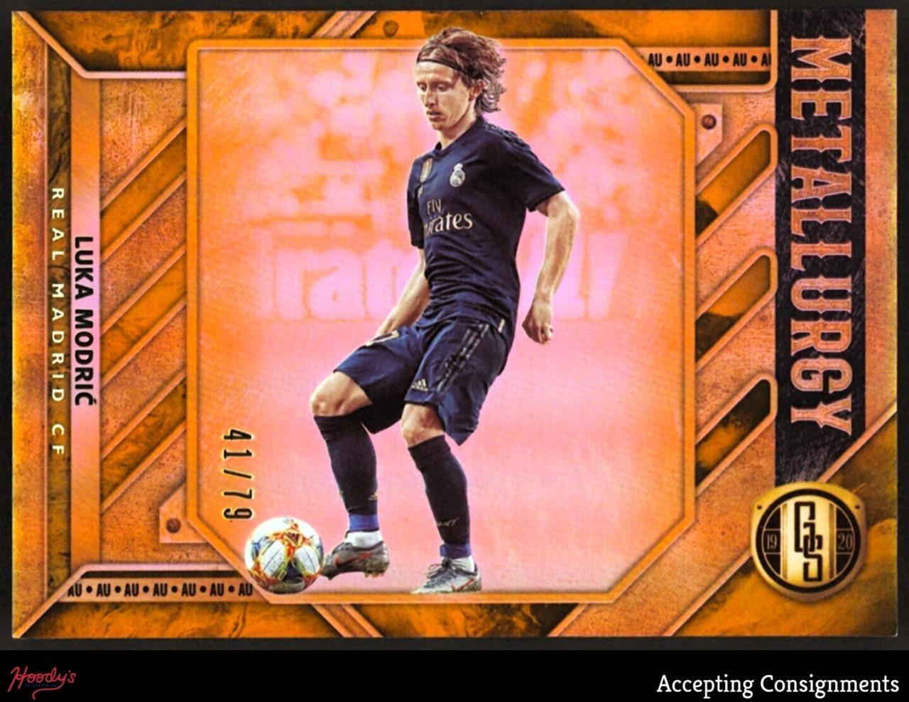 Luka Modric 2019 Gold Standard #G-LMO Gear /49 Price Guide - Sports ...
