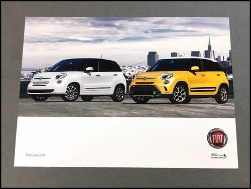2013 Fiat 500L 1-page Brochure Photo Spec Card | eBay