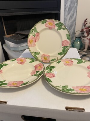 Franciscan Dinnerware Desert Rose Pattern Salad Plate 8 inch USA . Set ...