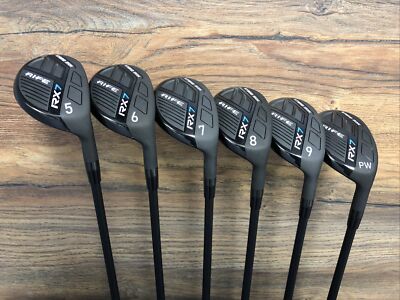 DEMO RH Senior Mens Rife RX7 Hybrid Irons Set #5-PW Senior Flex ...