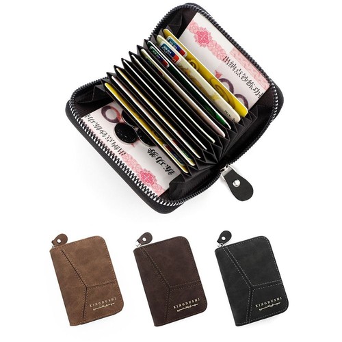 PU Leather Short Wallet Multiple Card Slots Card Holder New Money Bag ...