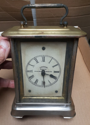 Antique Carriage Clock TERRY CLOCK CO. PITTSFIELD, MA PAT 1889/ FOR ...