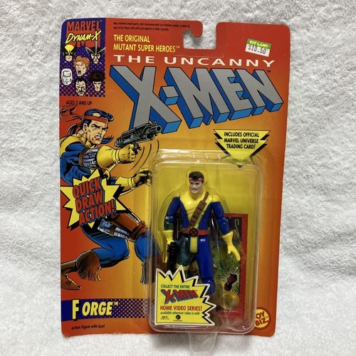 Marvel X-Men Forge Toy Biz Action Figure with Card, Quick Draw Function ...