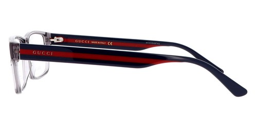 Gucci GG0752O Eyeglasses Men Blue Rectangle 56mm New 100% Authentic | eBay