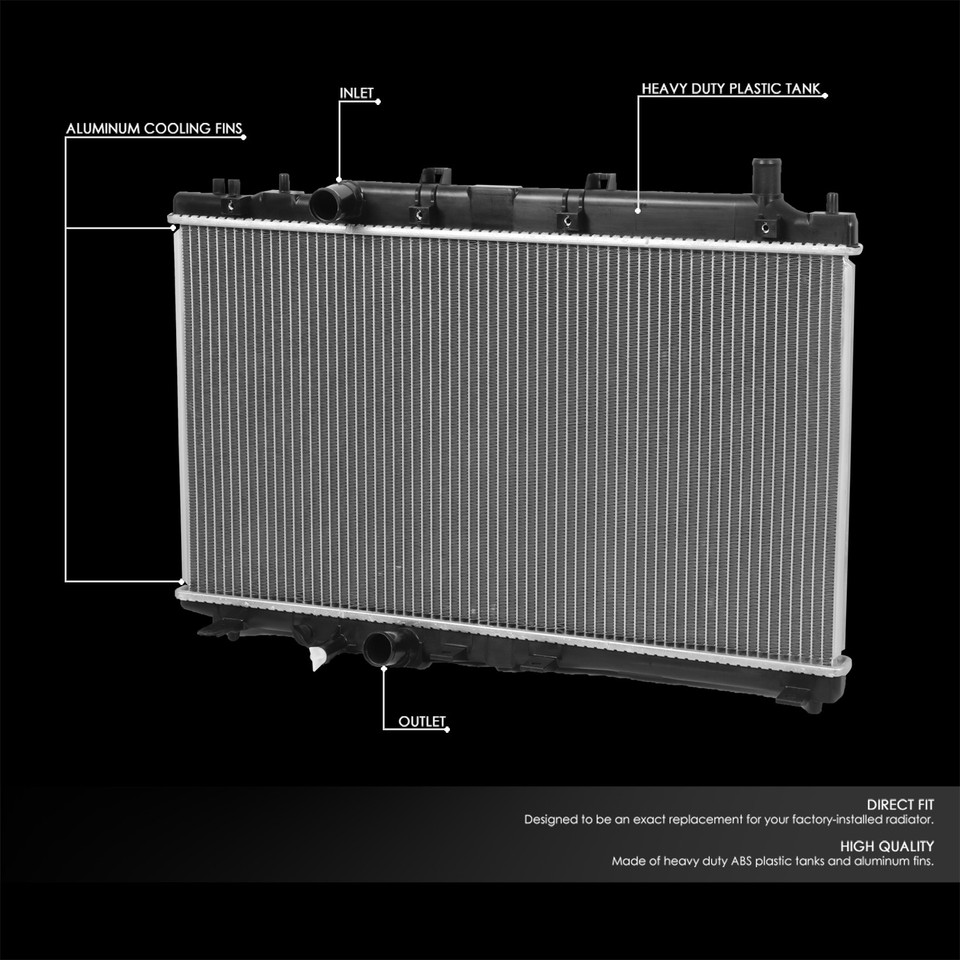 Fit 16-22 Honda HRV Factory Style Full Aluminum Replacement Radiator ...